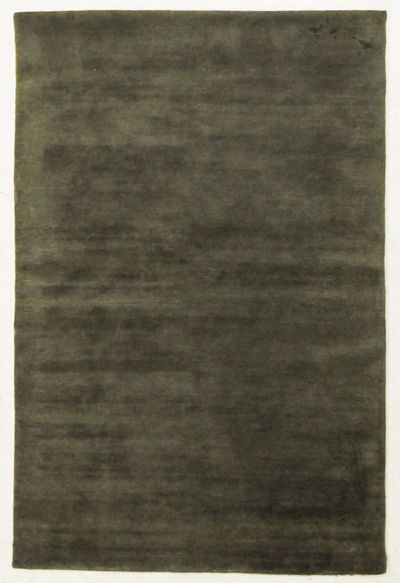 Dark Olive Green Modern Rug #7647 • 4′0″ x 6′0″ • 100% Wool • Hasan's Rugs