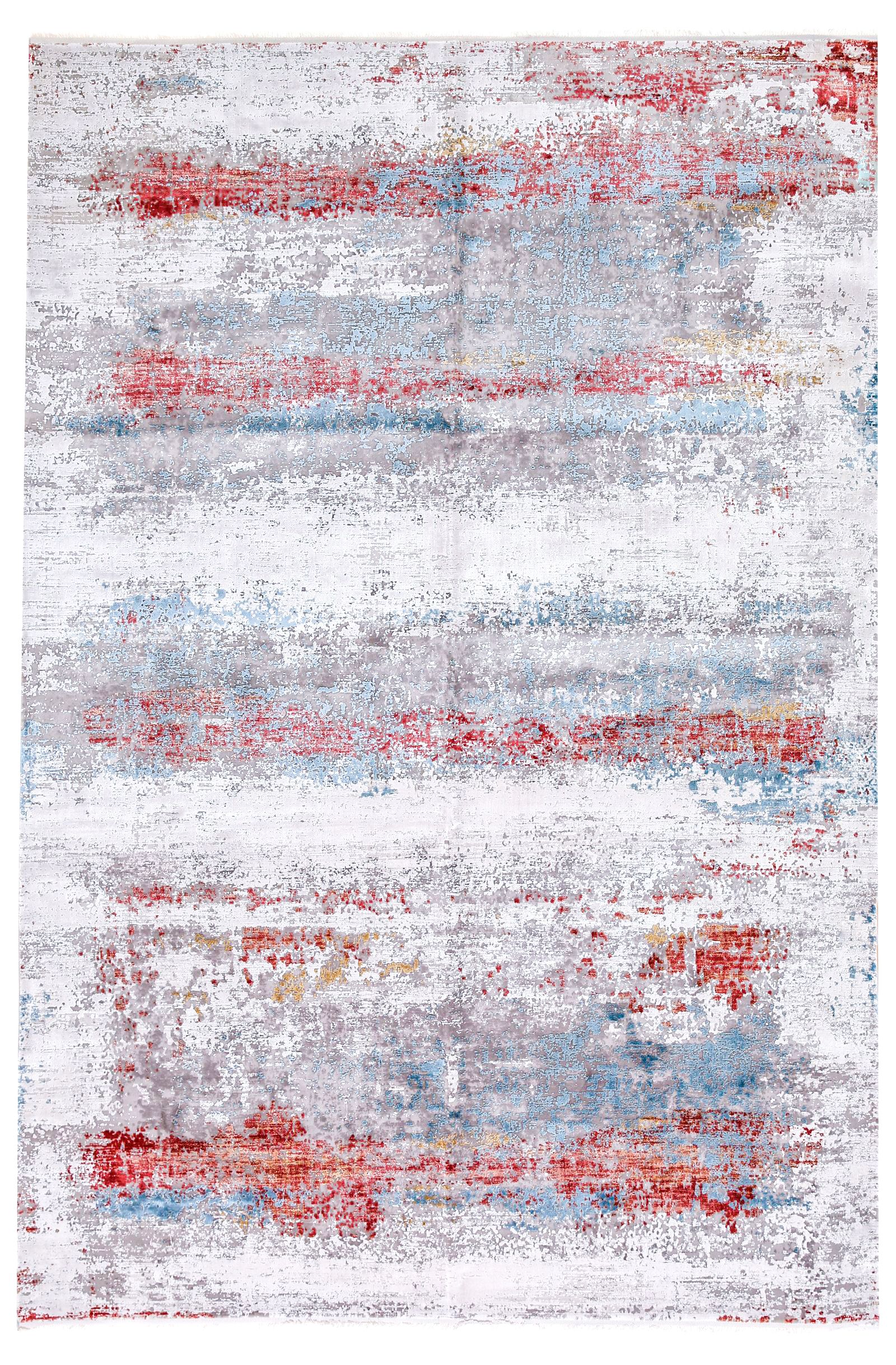 Off White ANTEP Rug #11200 • 6′5″ x 9′6″ • Wool on Silk • Hasan's Rugs
