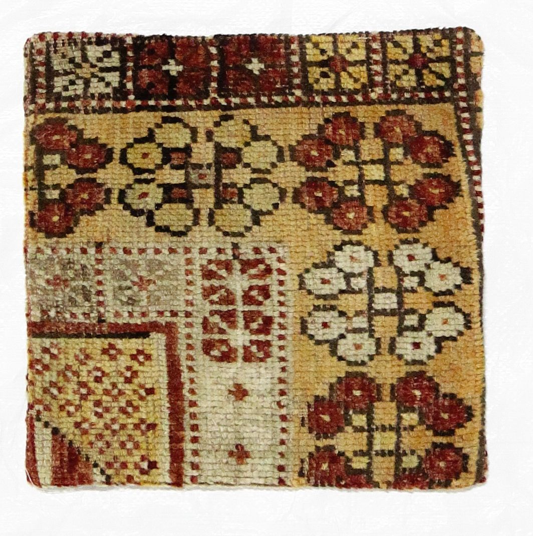 Multicolor PILLOW CASE Rug #13789 • 1′3″ x 1′3″ • Hasan's Rugs